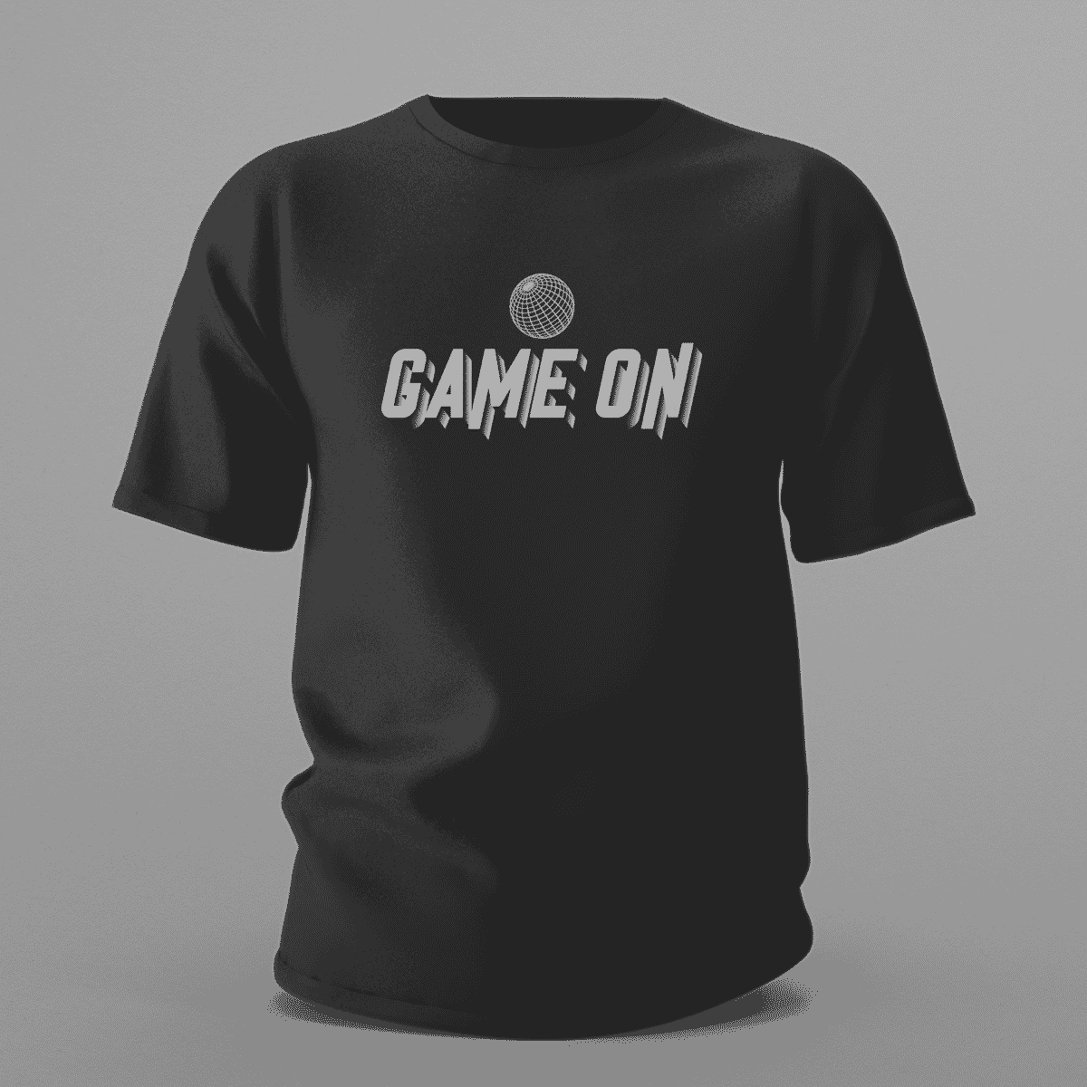 Game On Unisex Premium Round Neck T-shirt - Black