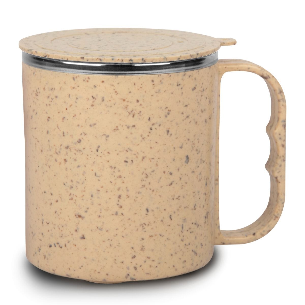 EcoMug: Eco Friendly Coffee mug with steel inside | Made with Wheat fiber
